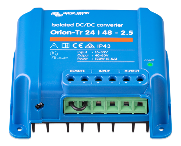 Victron Orion Tr 24v To 48v 120w 2 5a Isolated Dc Dc Converter Sku